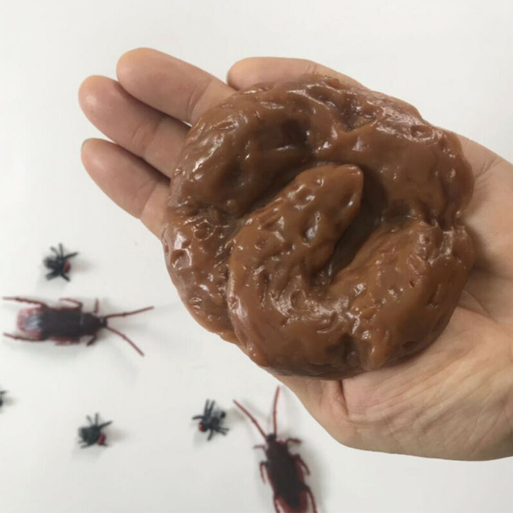 Stylish Realistic Poop Pranks Reusable With Bag 6pcs/Set Gag Joke ...