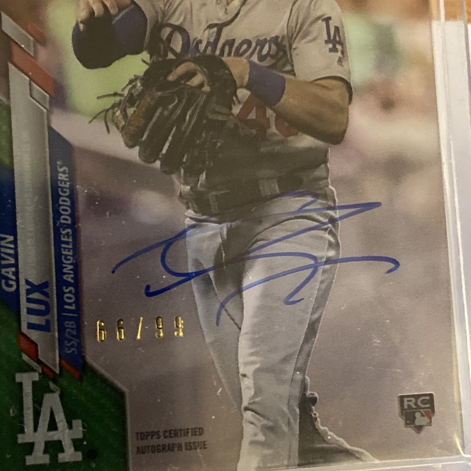 Gavin Lux 2020 Topps Clearly Authentic Rookie Autograph Card #CCA-GL ...