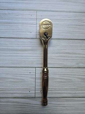 Snap-On 80 Tooth 3/8" Drive Ratchet F80 Gold 95th Anniversary USA F2B7 ...