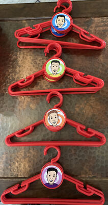 EUC THE WIGGLES CHILDREN’S TODDLER HANGERS LOT OF 22 HANGERS In RED ...