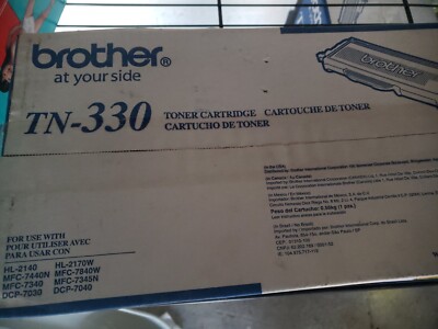 Brother Genuine TN330 Black Toner Cartridge TN-330 - Brand New in ...