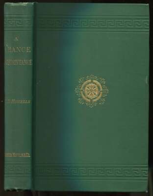 William D HOWELLS / A Chance Acquaintance 1886 | eBay