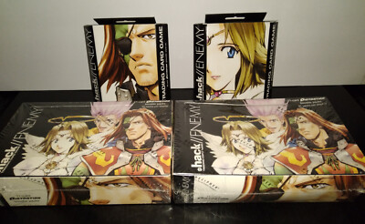 .hack Dot Hack Enemy Card Distortion 2x Starter Deck and 2x Booster Box Lot | eBay