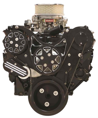 All American Billet FDS-SBC-202 Serpentine Belt Front Drive System ...