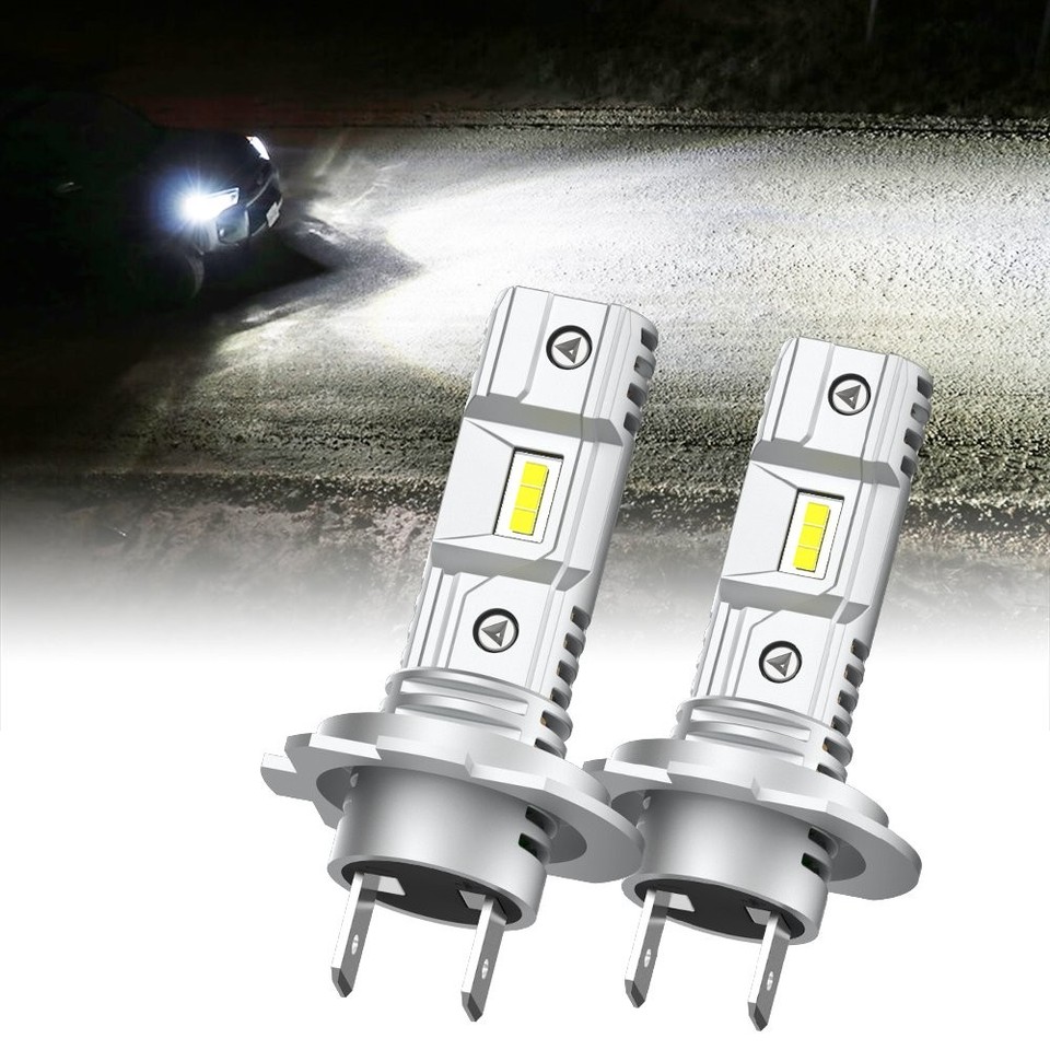 H7 LED Headlight High Beam Low Bulb 6000K White 110W Bright CSP Chip 2 ...