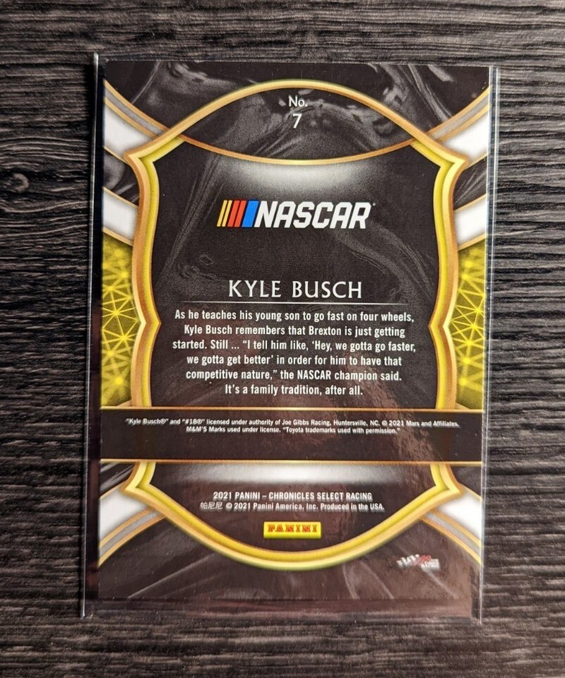 2021 Panini Chronicles Racing Kyle Busch Select | eBay