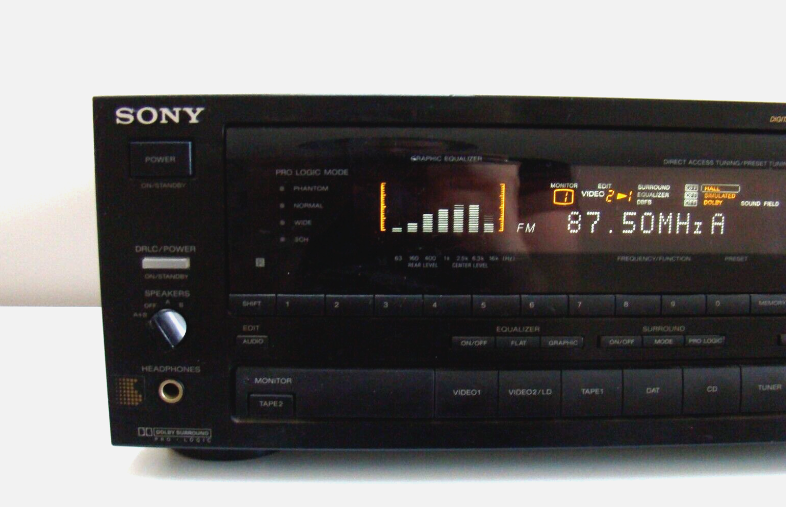 SONY STR-AV970X FM Stereo / FM-AM Receiver Dolby Audio Video Control ...
