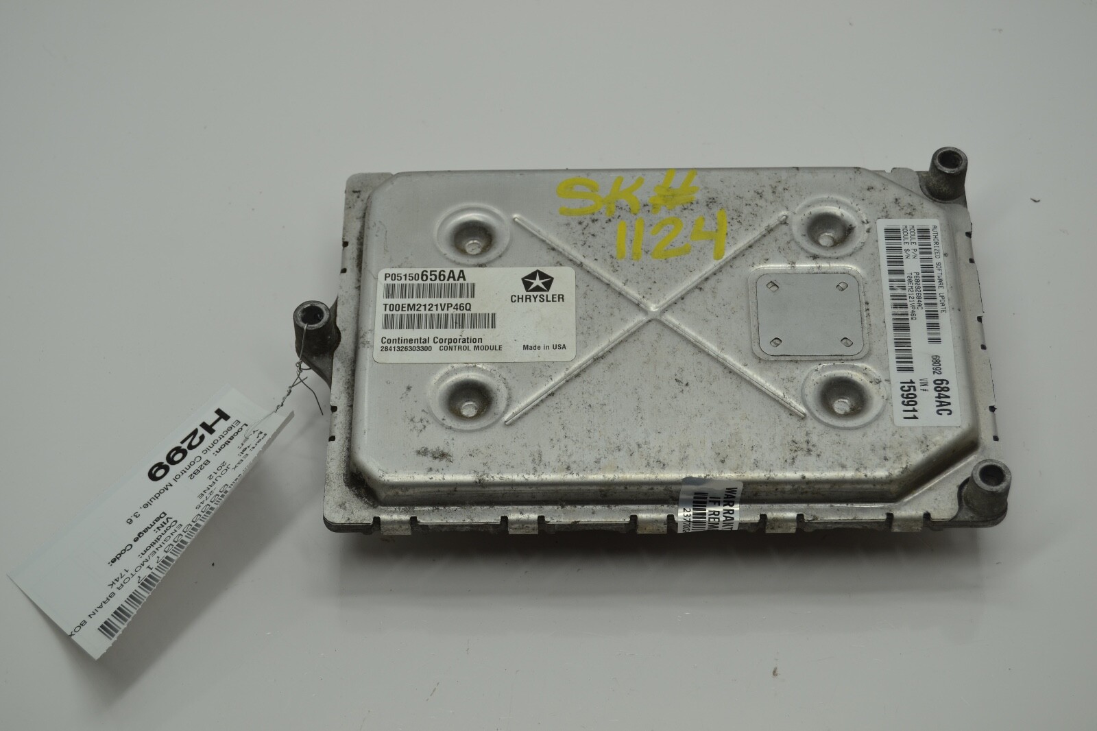 🦅🚗2012 DODGE Journey BRAIN COMPUTER CONTROL MODULE ECU ECM OEM B2B2 ...