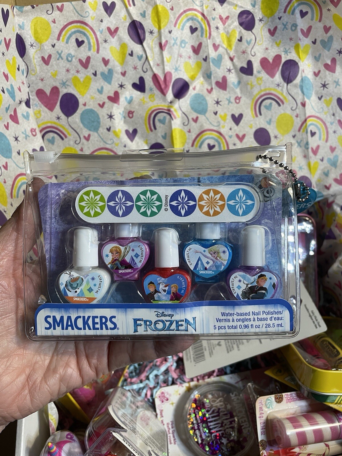 Lip Smackers Gift Set. Starburst, Fairy Pixie Dust, nail polish, pink ...