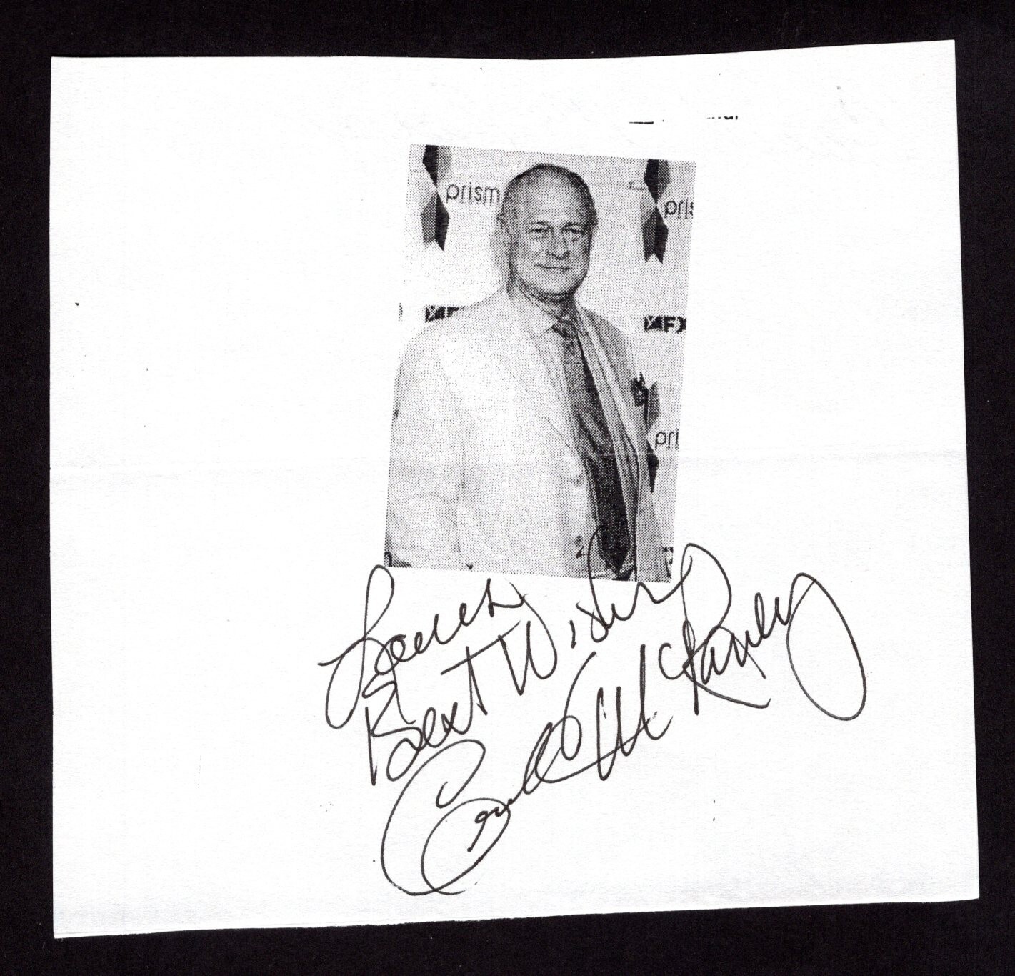 Gerald McRaney (Simon & Simon, Major Dad) Actor Hand Signed Autograph ...