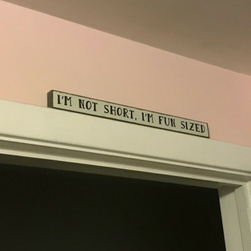 Wooden Sign "I'm not Short, I'm Fun Sized" 15" For Door Frames/desks ...