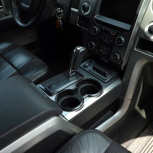 Central Gear Shift Panel Cup Holder Ring Trim Cover For Ford F150 ...