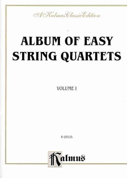 Album of Easy String Quartets, Volume I (Book, 1985) for sale online | eBay