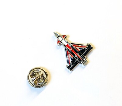 RAF Typhoon BAE Eurofighter Blackjack lapel pin badge, Royal Air Force ...