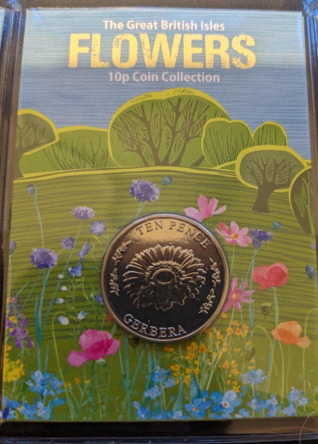 Commemorative 10p coins, Birds of pray, wildlife, flowers, fish ...