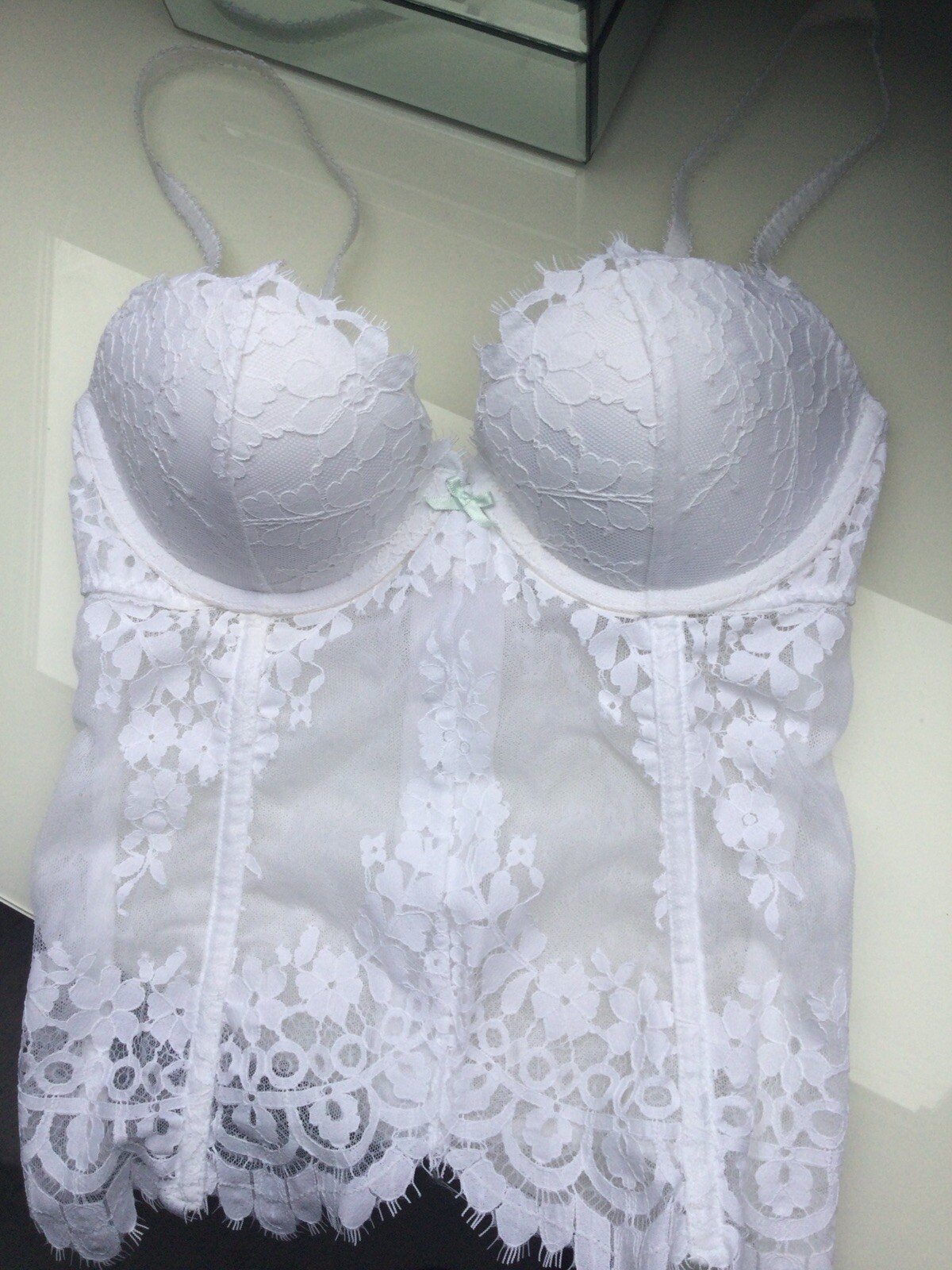 White Lace Basque for sale in UK | View 65 bargains