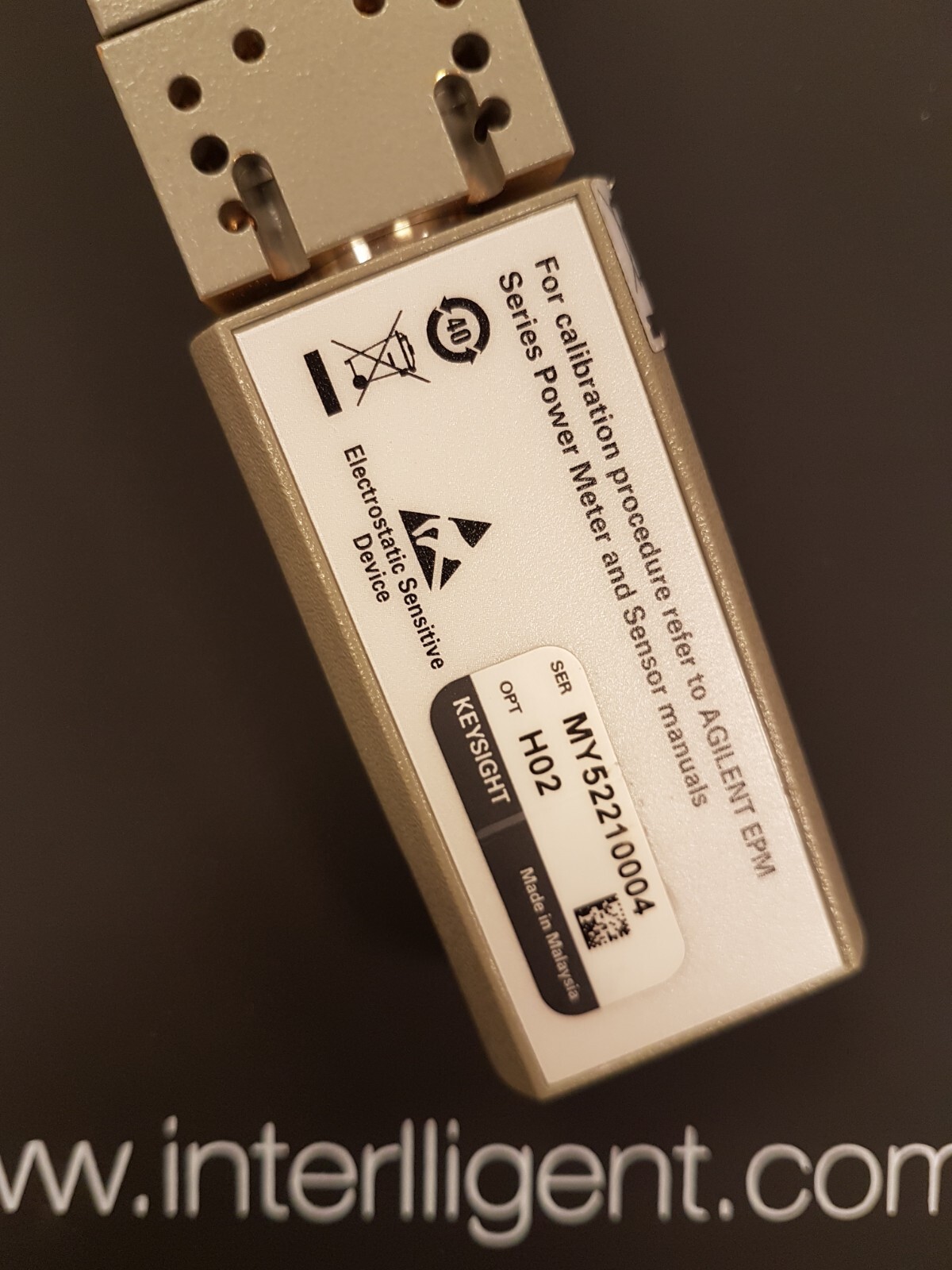 Keysight V8486A-H02, 50-75GHz (V-band) waveguide power sensor, -60 ...