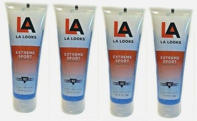 ( LOT OF 4 ) LA LOOKS EXTREME SPORT LEVEL 10+ HOLD ALCOHOL FREE HAIR ...
