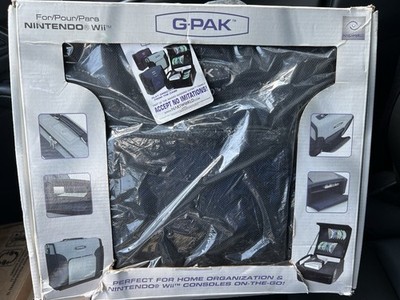 Naki World G-PAK Nintendo Wii Carrying Storage Case NIB Gray Game ...
