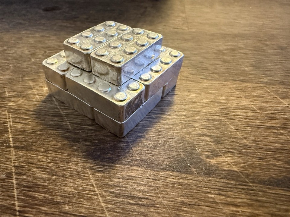 Monarch Precious Metals 1 Troy Oz .999 Silver Lego Brick Bar Stacker ...