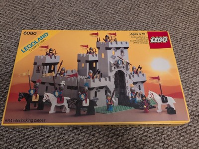 NEW VTG 1990 LEGO King's Castle 6080 Sealed Unopened NOS Medieval Set ...
