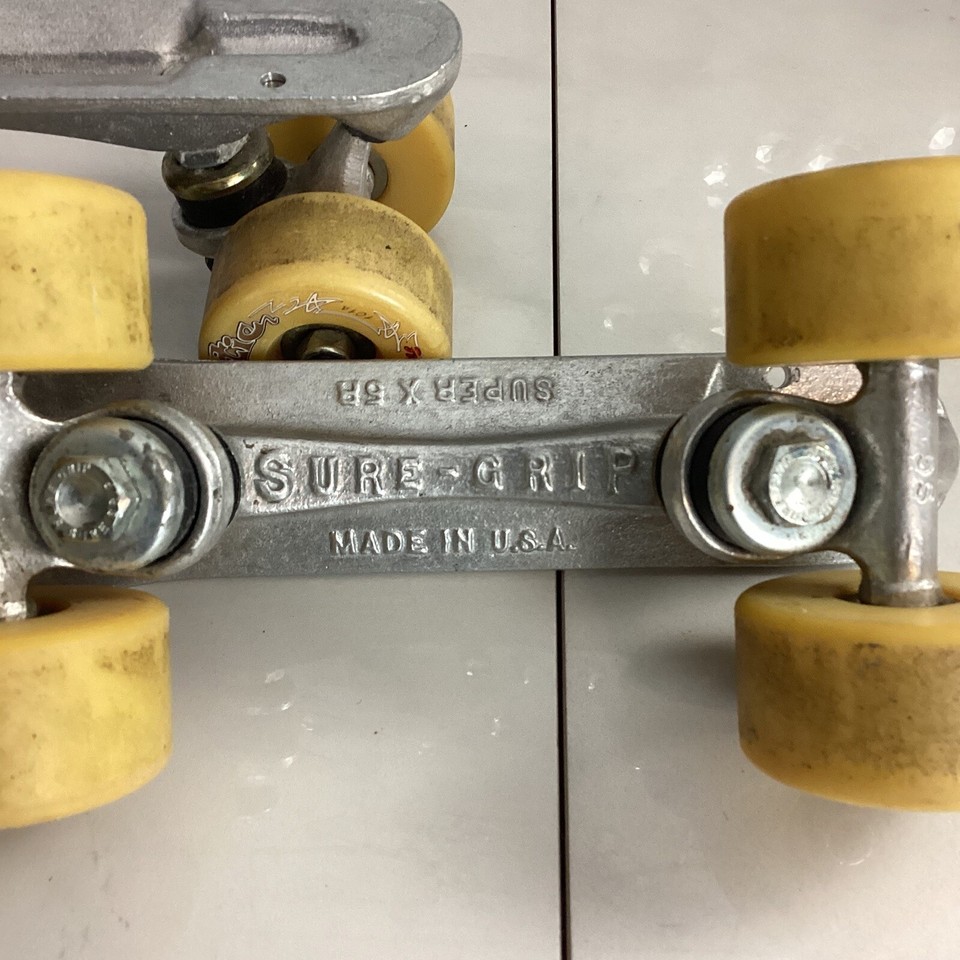 VTG Sure-Grip Super X Plates Left And Right Roller Skates With Artistic ...
