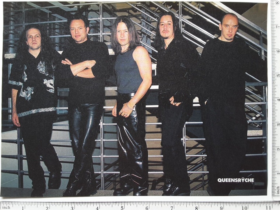 QUEENSRYCHE BAND GEOFF TATE VINTAGE 1990S FULL PG MAGAZINE PINUP POSTER ...