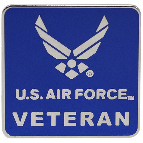 US AIR FORCE VETERAN Logo Symbol, United States US Military Art Lapel ...