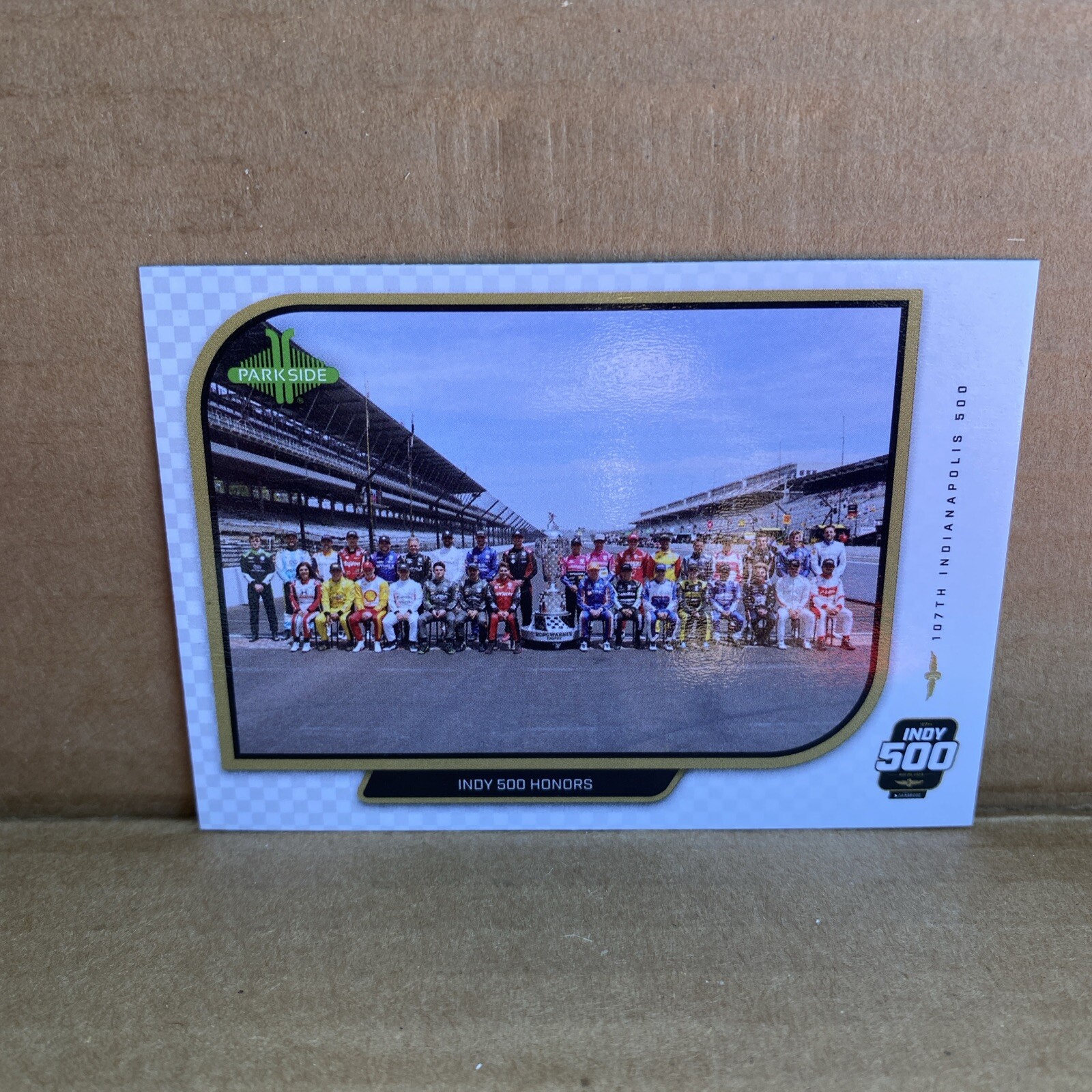 2024 Parkside NTT Indy Car Racing Card Indy 500 Honors #161 class photo ...