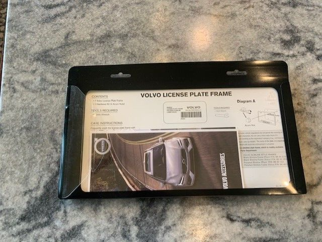 Volvo License Plate Frame/Cover | Genuine OEM | Road Legal