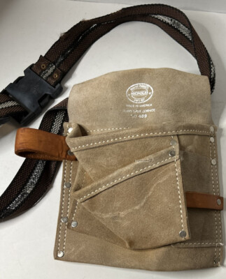 Workwear McGuire-Nicholas 489WB Heavy Suede Cowhide Tool Holster Pouch ...