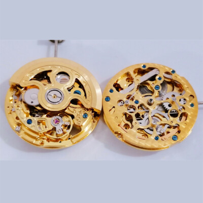 3 Hands China Made Golden 2189 Hollow Small Second@3@6@9 Mechanical ...