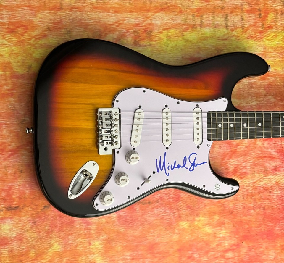 GFA Steel Panther Singer MICHAEL STARR Signed Electric Guitar PROOF COA ...