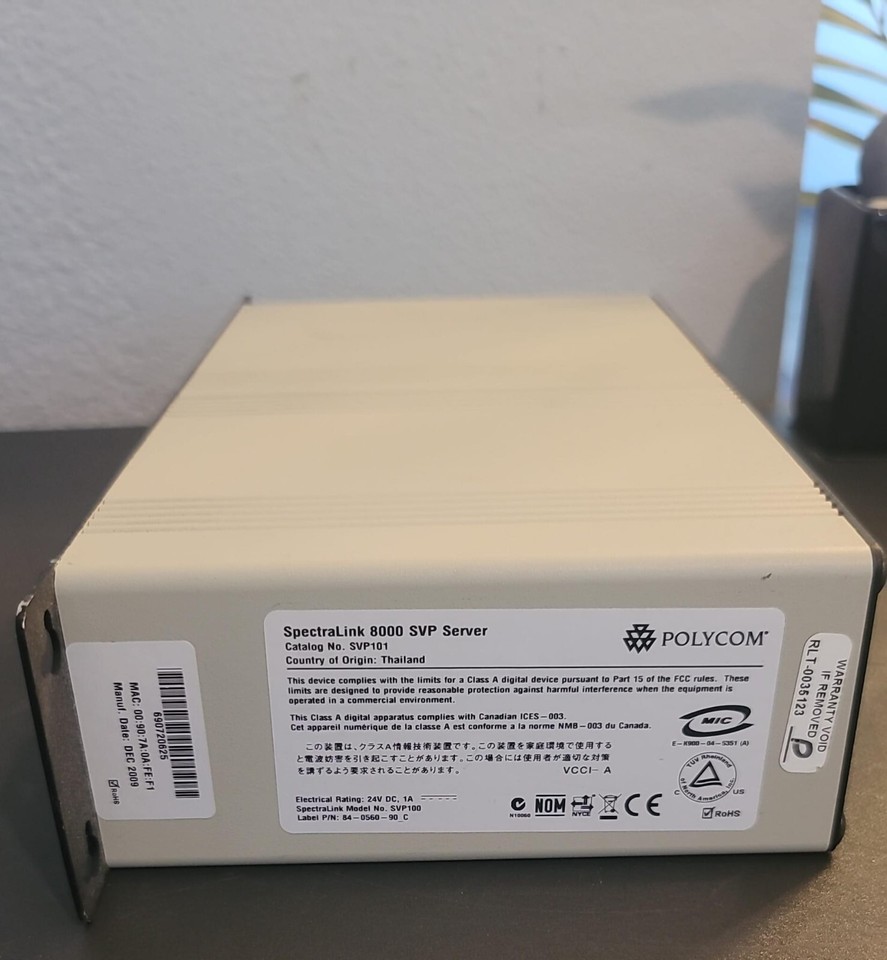 Spectralink Corporation Netlink SVP Server SVP101 - PreOwned | eBay