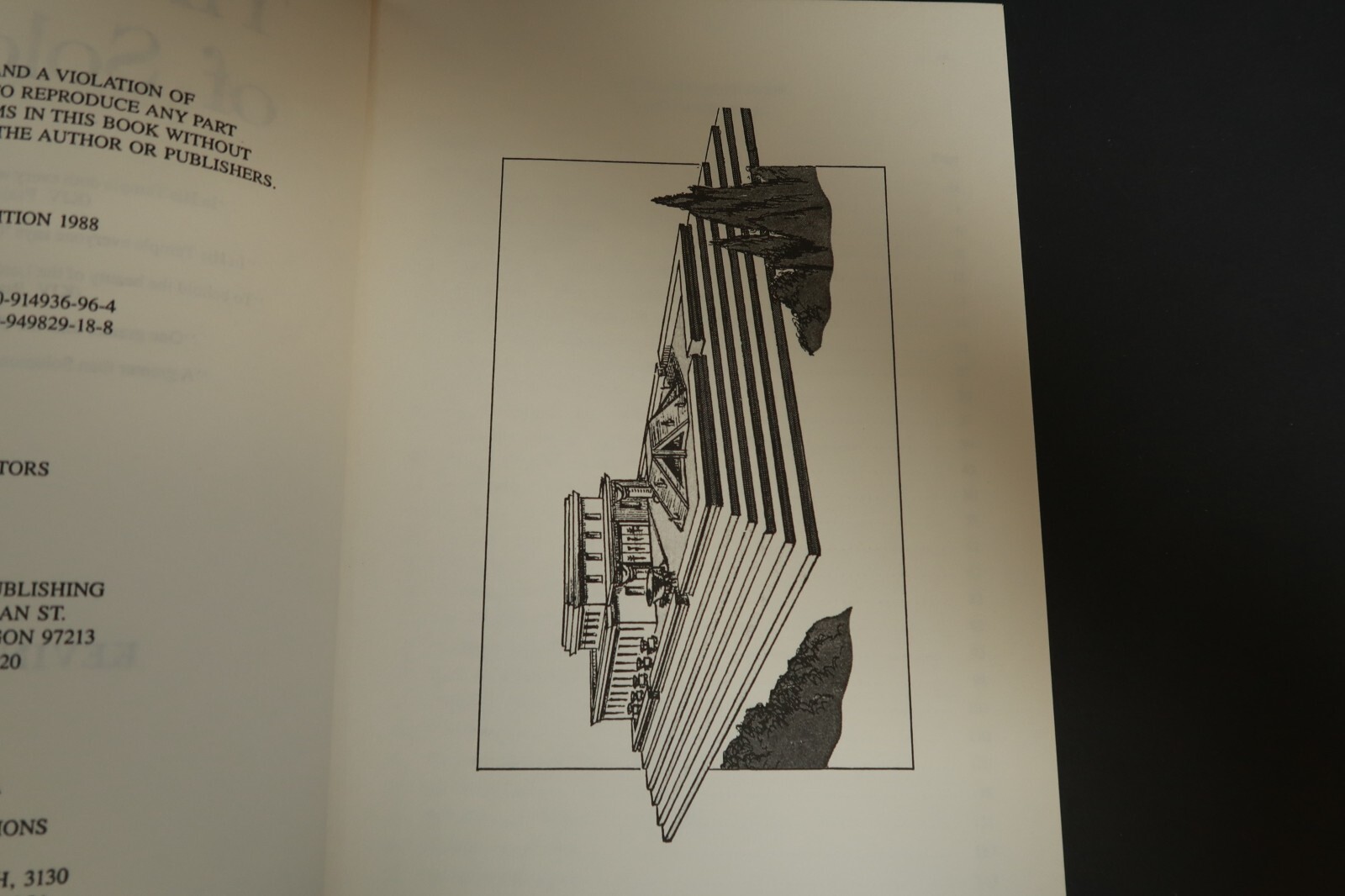 The Temple of Solomon Kevin J. Conner Softcover Book 1988 First Edition ...