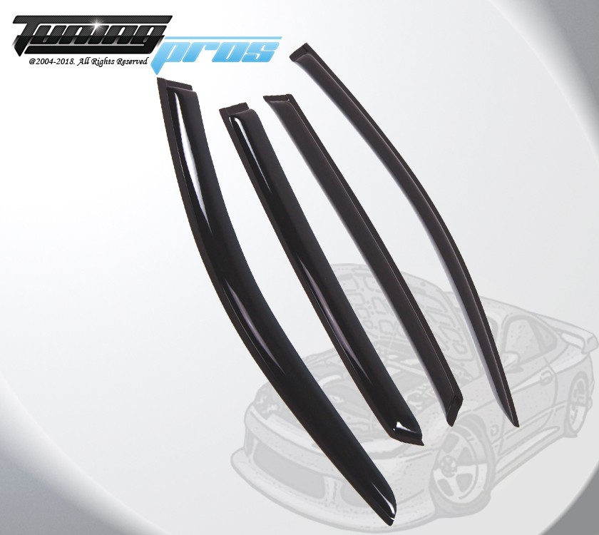 For Toyota Avalon Sedan 1995-2000 Smoke Window Rain Guards Visor 4pcs ...