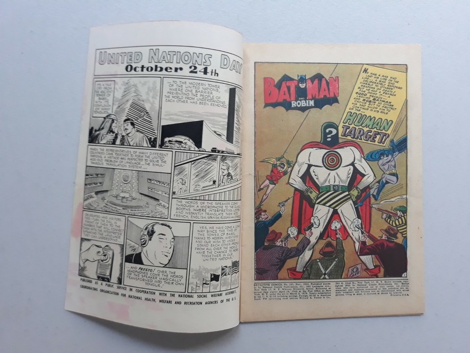 Detective Comics 201 DC Comics Golden Age Batman 1953 | eBay