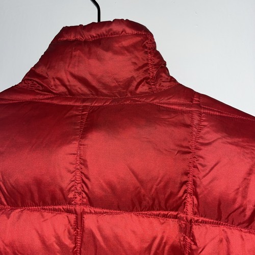 Eddie Bauer Down Puffer Jacket Sz S First Ascent EB800 Fill Power Red ...