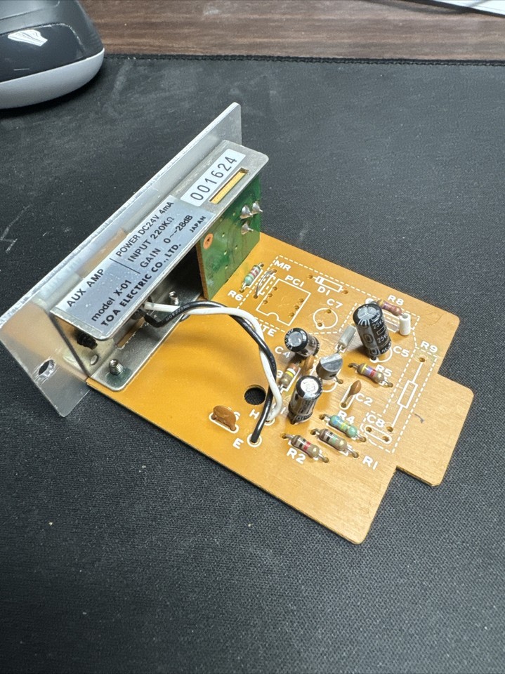TOA Module X-01. MK series. Mixer Amplifier type. RCA Jack. 1-Gain. | eBay
