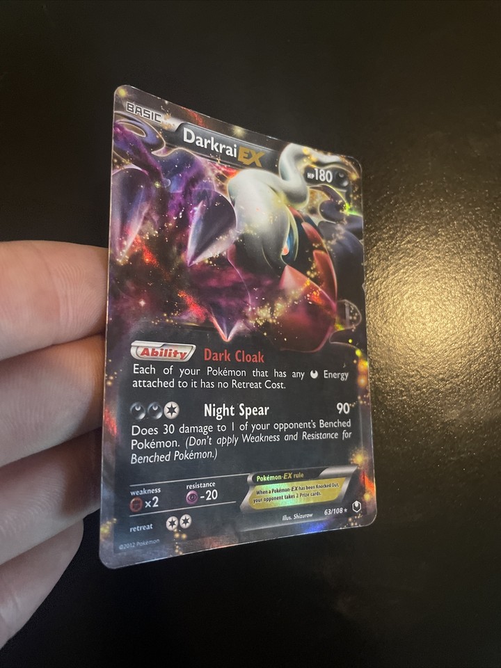 DARKRAI EX 63/108 B&W Dark Explorers Ultra Rare Holo Pokemon Card | eBay