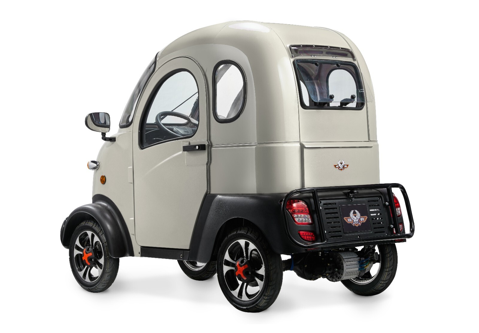 E-CAR V-MAX 40 2.5kW Vier Rad 45 Km/h 72V 58AH Vollkabine Senioren ...