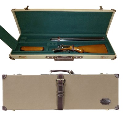 Tourbon Canvas Leather Shotgun Box Gun Safe Hard Case Locked Weapon ...