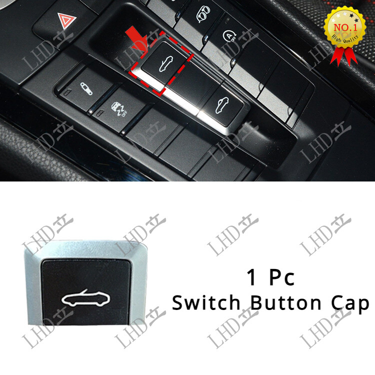 1x Convertible Open Switch Button Cap w/ Chrome Trim For Porsche ...