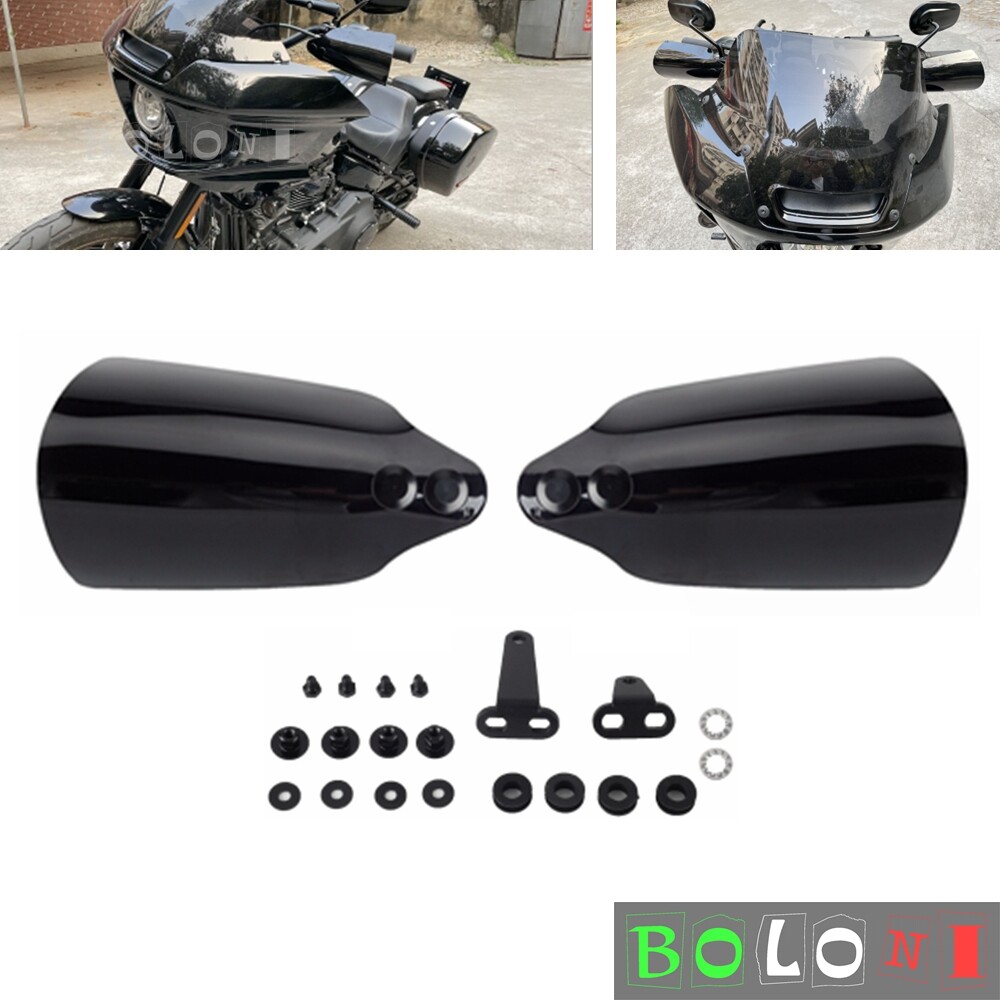 Handguard Kit for Harley Low Rider ST FXLRST 117 Street Bob FXBB FXBBS ...