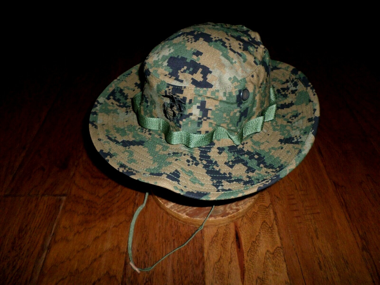 MARINE CORPS BOONIE HAT USMC DIGITAL WOODLAND CAMOUFLAGE LARGE 7 1/2 ...