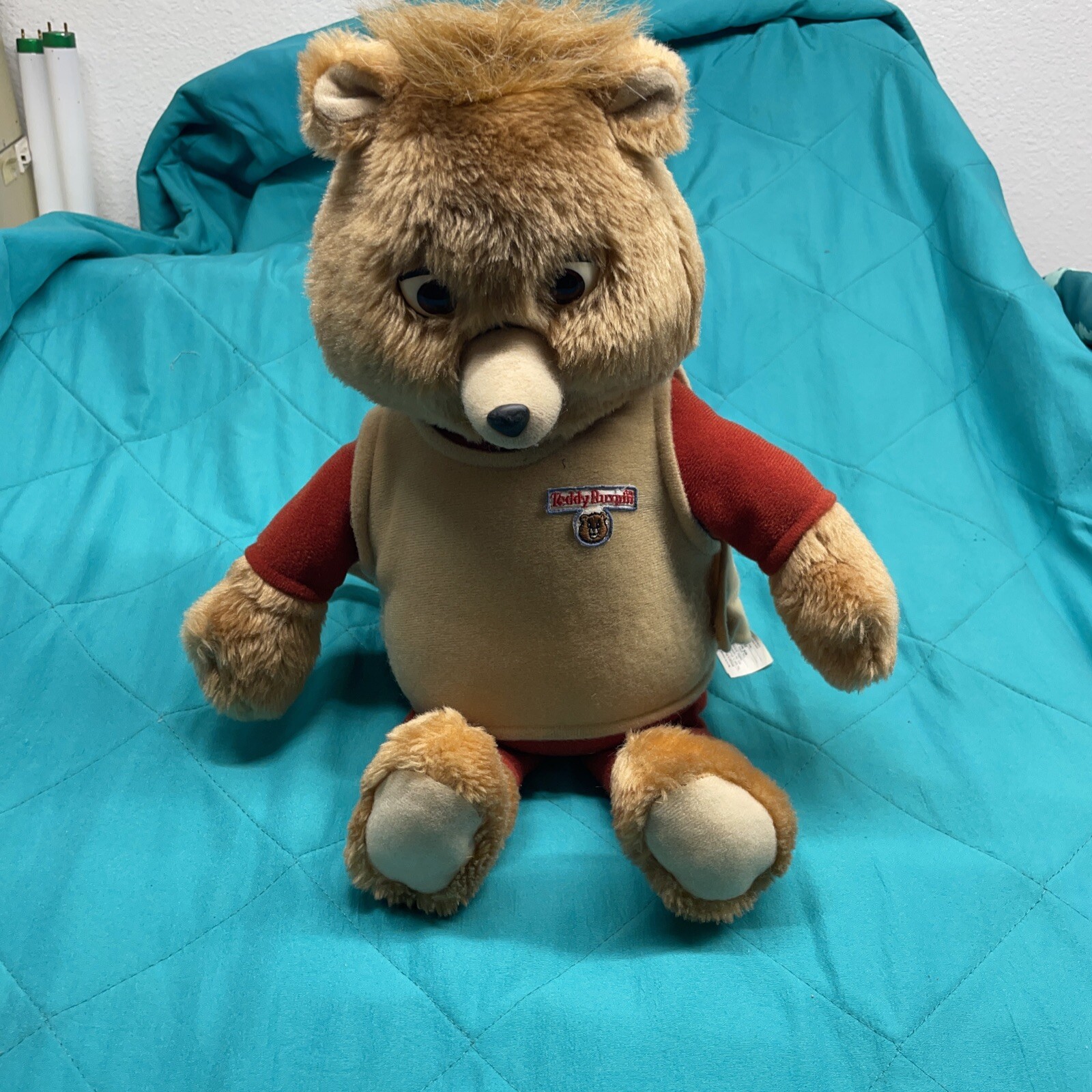 WoRld Of Wonder Teddy Ruxpin . Audio Works No Eye/Mouth Movement 1992 ...