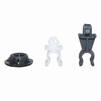3 Bonnet Stay Clips- Plastic Holders for NISSAN Hood Support Strut Rod ...