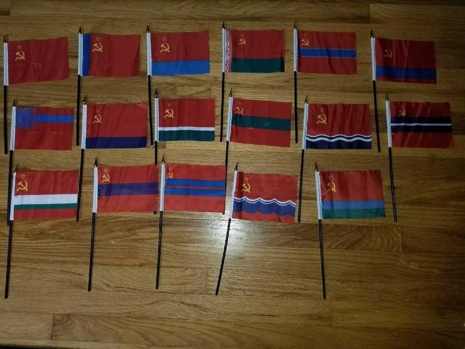 Soviet Republic flags USSR СССР set | eBay