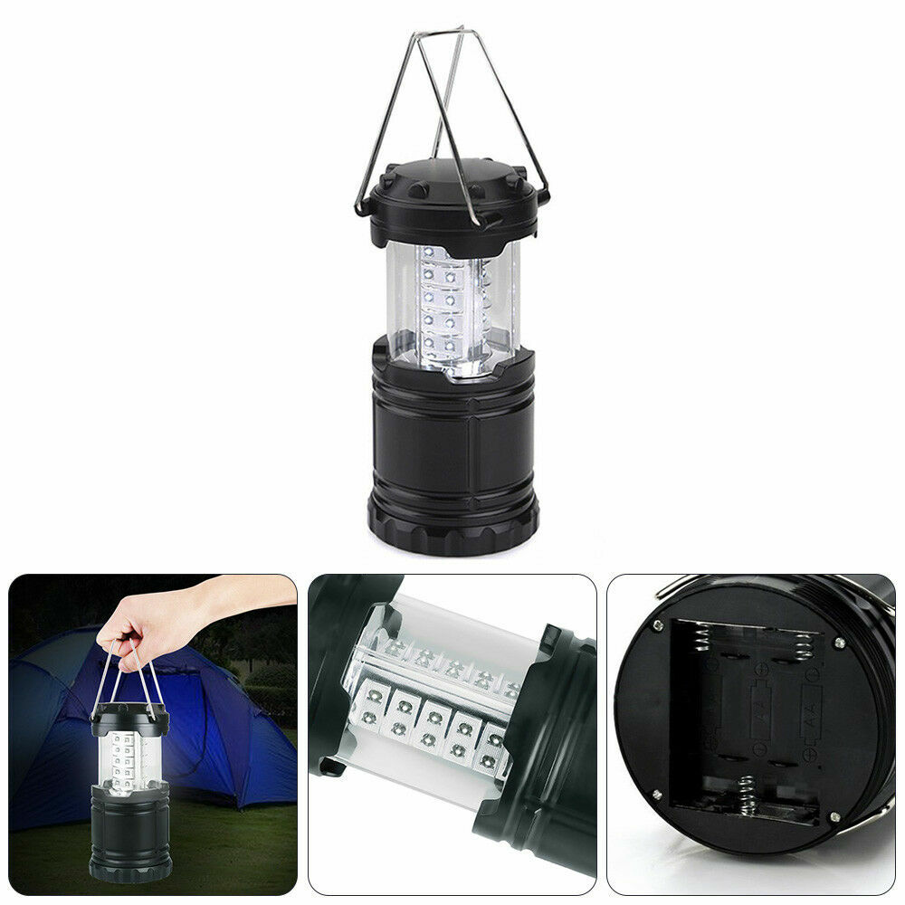New 30 LED Portable Camping Torch Lantern Battery Operated Night Light ...