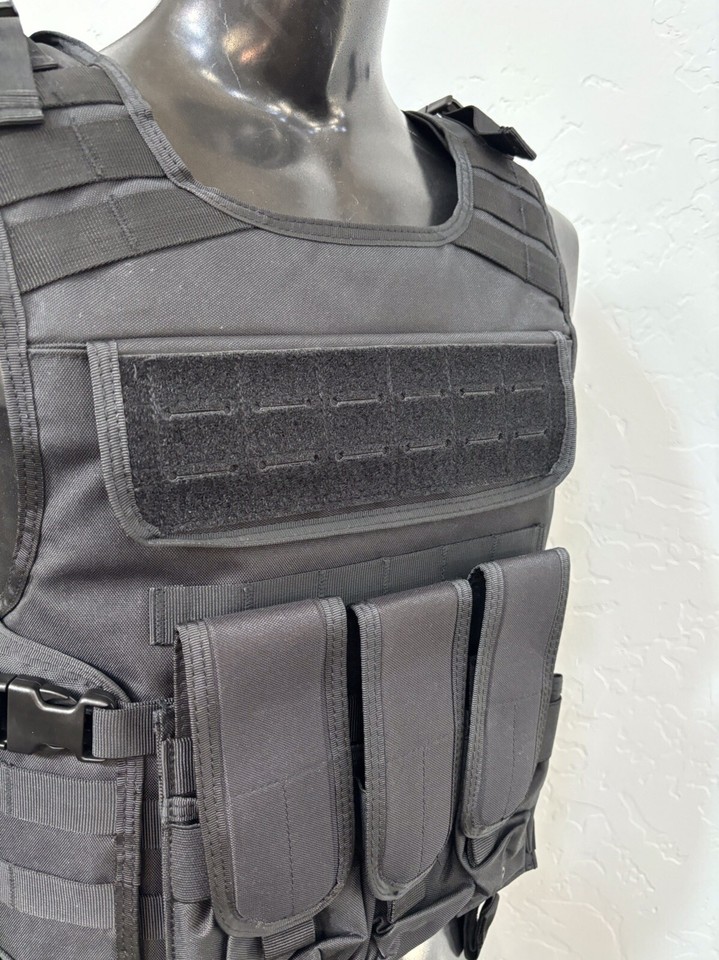 BULLETPROOF Carrier Vest Free Made With Kevlar Plates 3a M L Xl Xxl 3xl ...
